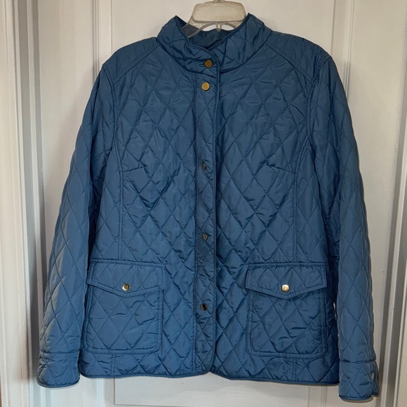 Charter Club | Jackets & Coats | Charter Club Blue Quilted Puffer ...